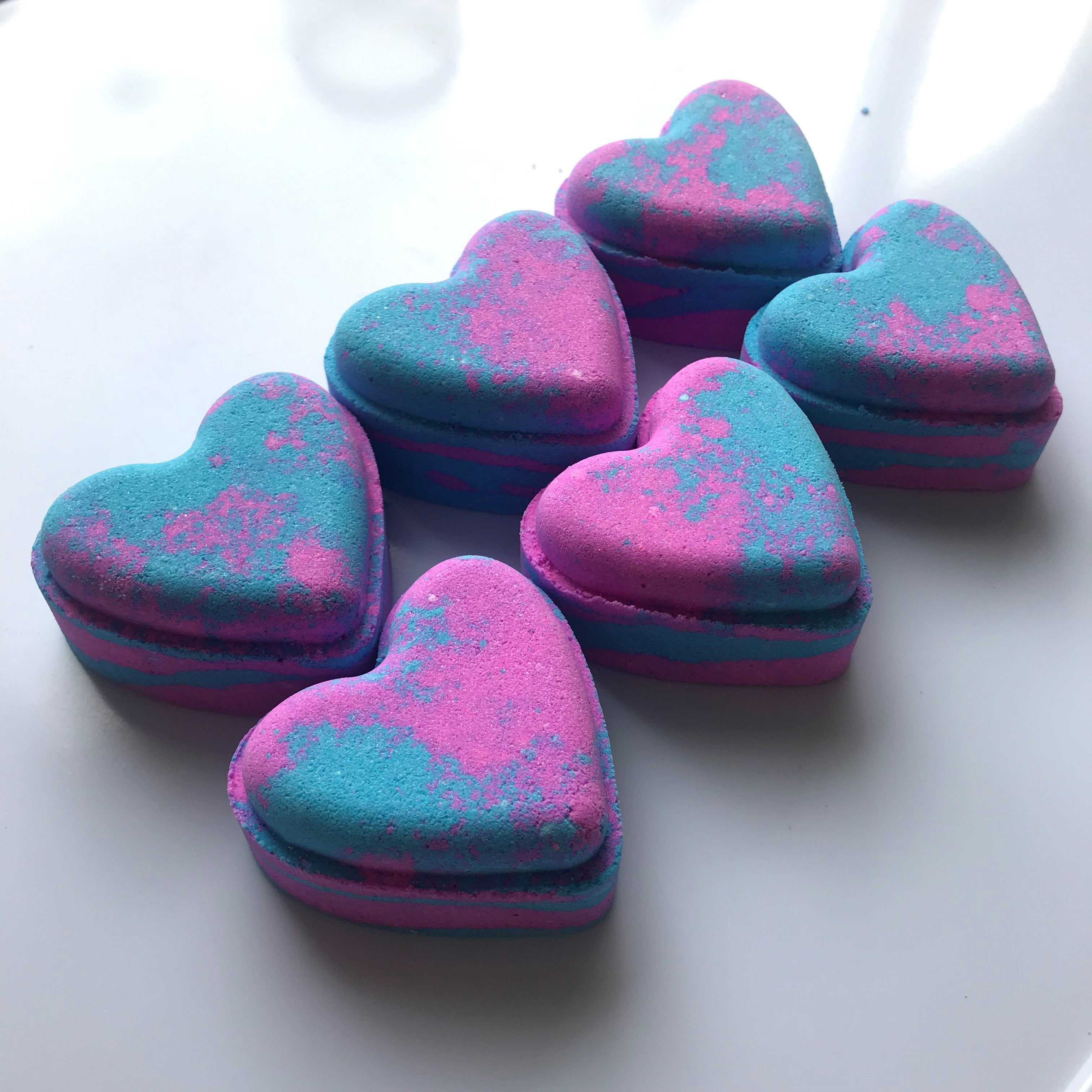 Heart Bath Bombs – Bath Bomb Bliss
