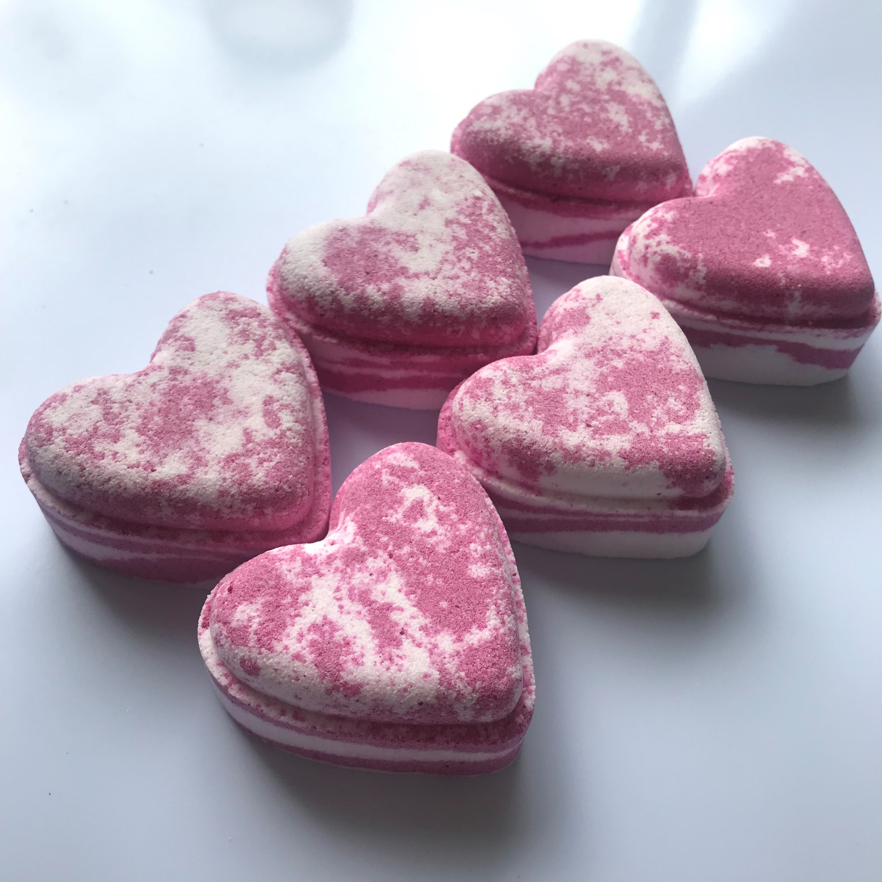 Heart Bath Bombs – Bath Bomb Bliss