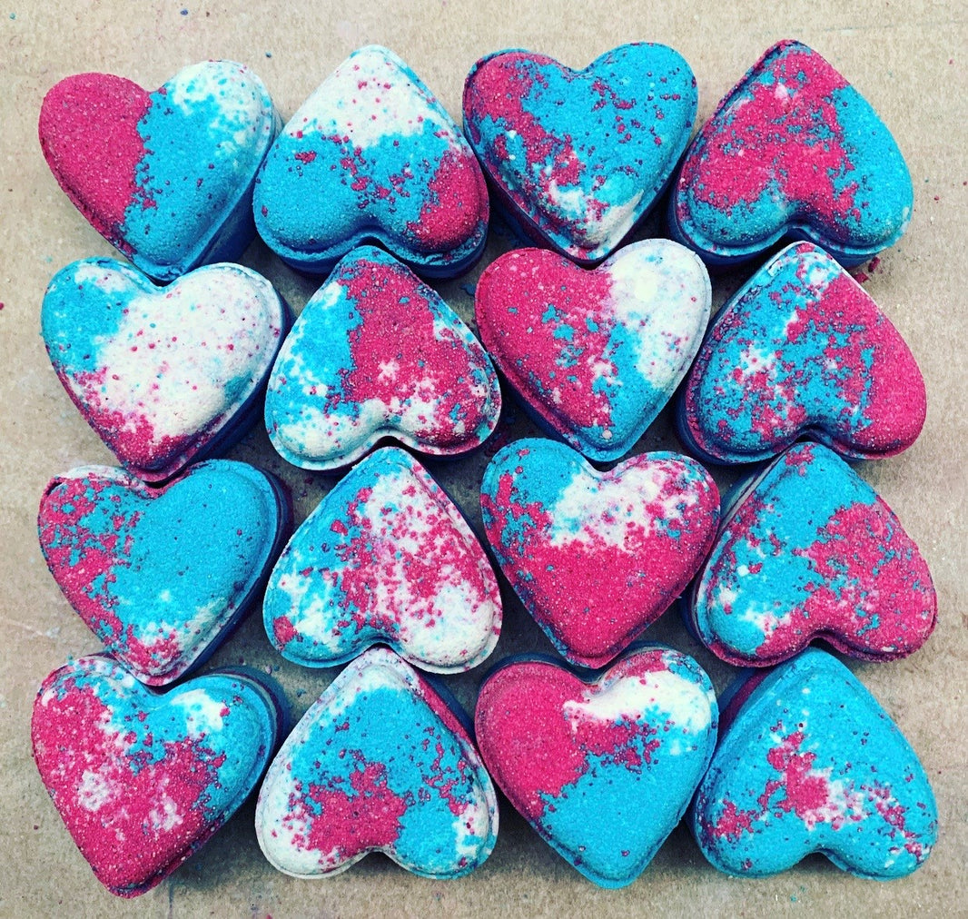 Heart Bath Bombs – Bath Bomb Bliss